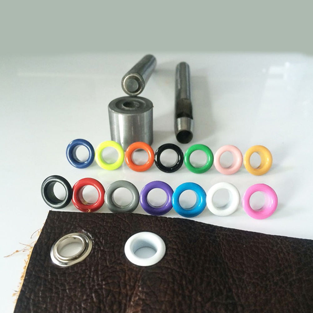 Soimiss 1 Hammer Eyelets Grommets Kit Alloy Assorted Color for ...
