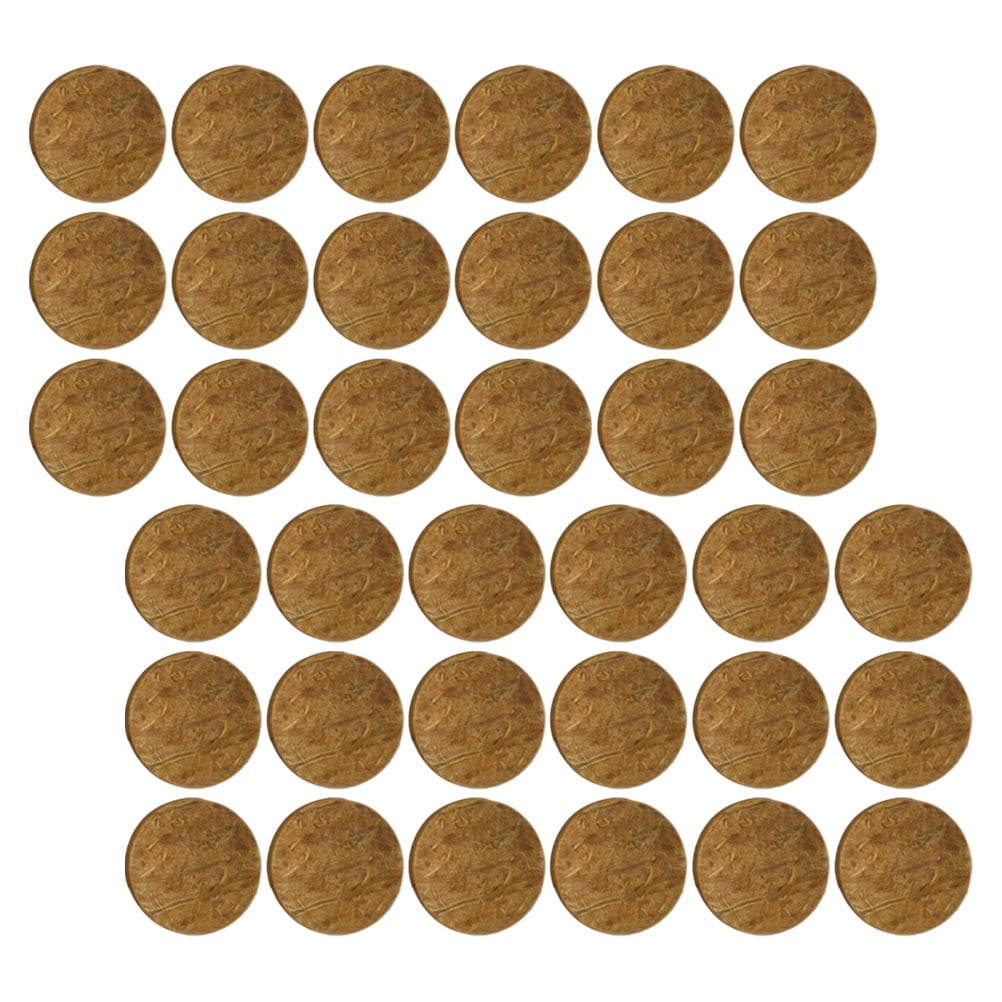 Soimiss 1Set Natural Coconut Shell Discs Aquarium Decor Light Brown ...