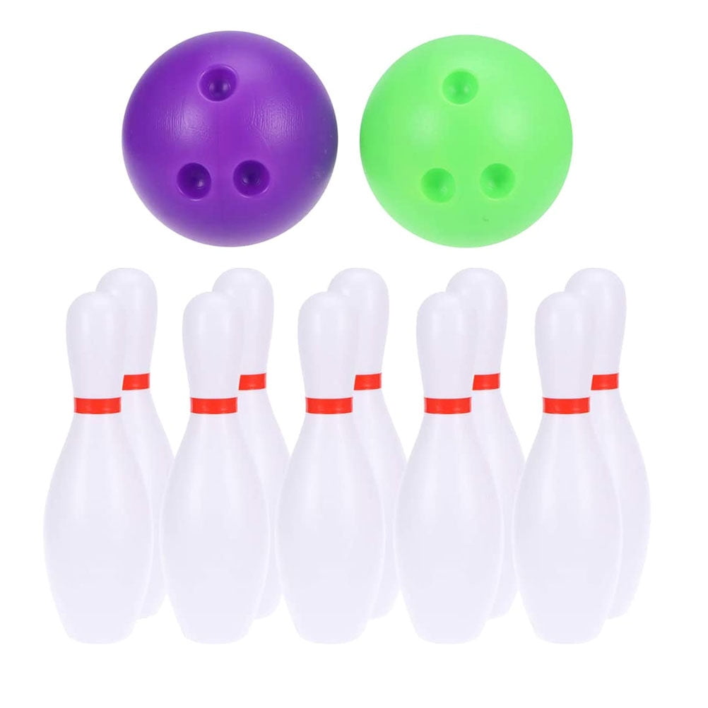 Soimiss 1 Set Bowling Set For Toddlers White PVC Bowling Game For ...
