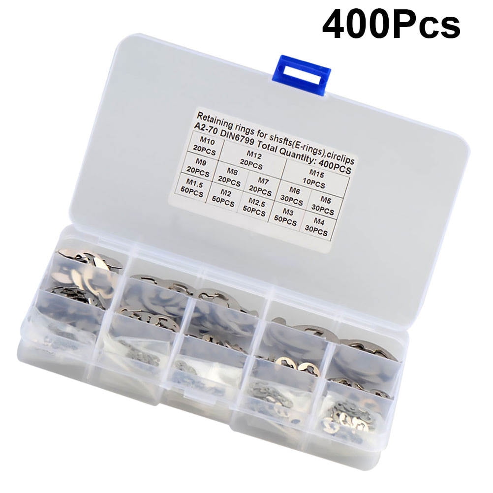 Soimiss 1 Set Retaining Ring Kit Stainless Steel for Machine Component ...