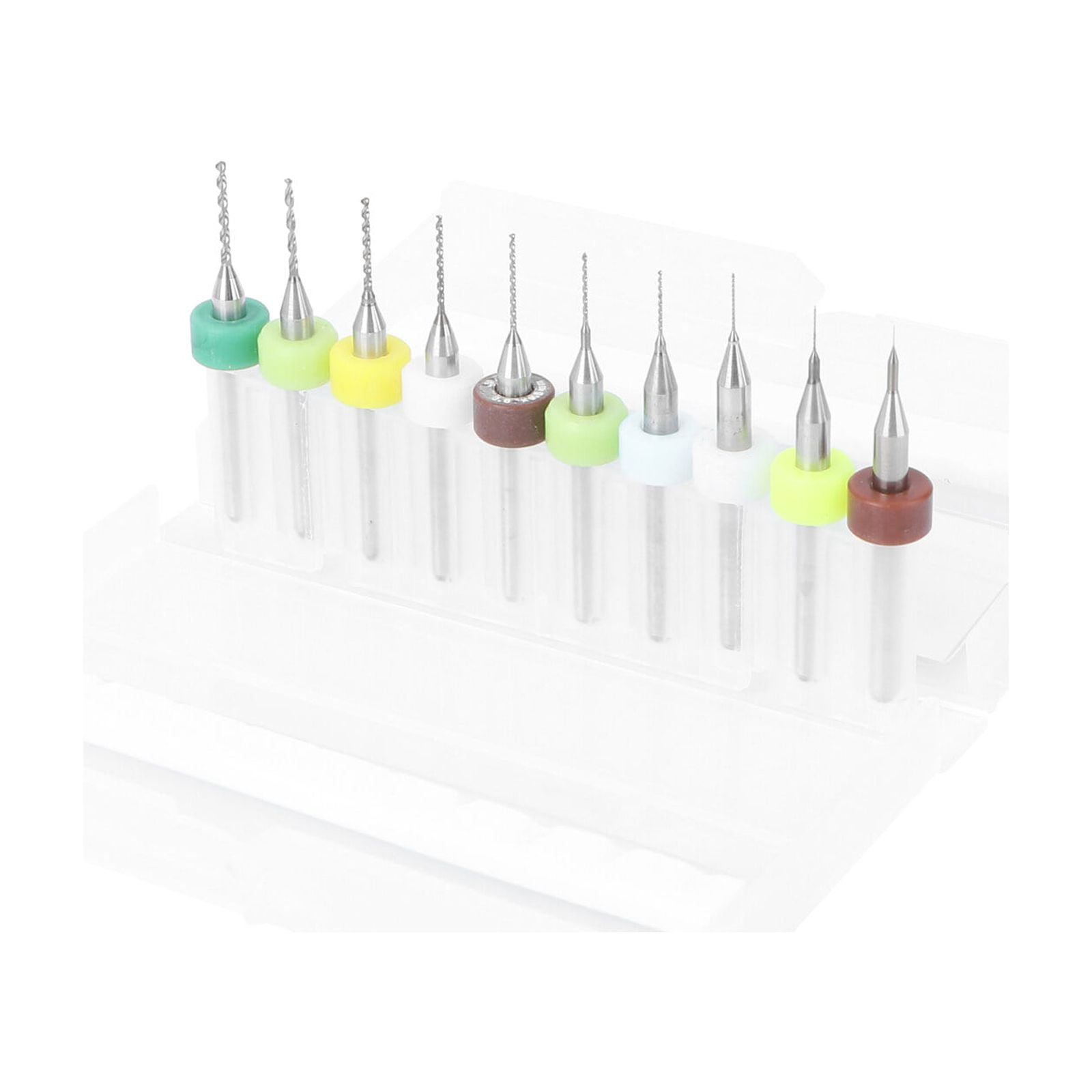 Soimiss 10 Pcs/ Set Multifunction Circuit Board Drill Bits Multi Rotary ...