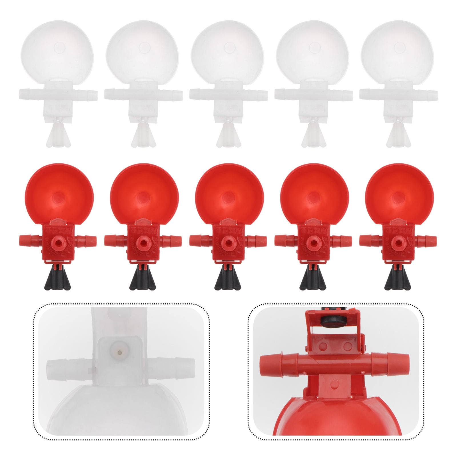 Soimiss 10Pack Poultry Water Drinkers Chicken Waterer Plastic Assorted ...