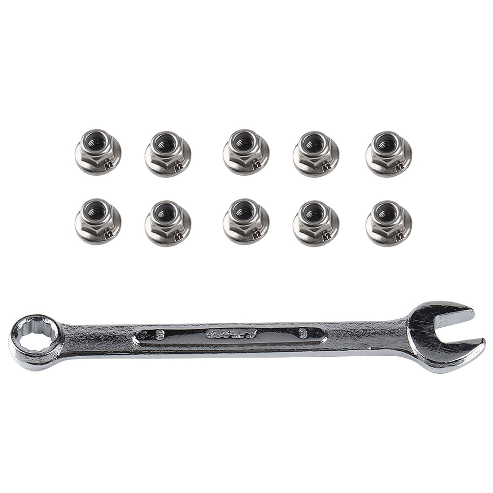 Soimiss 10pcs Stainless Steel Nylon Lock Nuts Set for Lock Nut ...