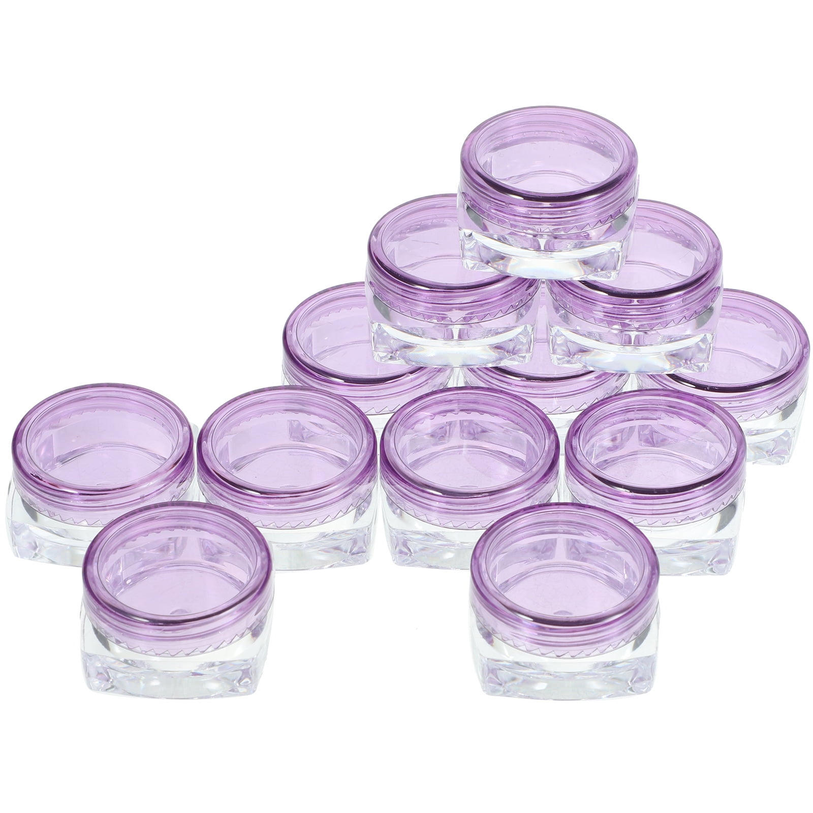 Soimiss 12 Pcs Small Round Containers with Lids Simple Storage for ...