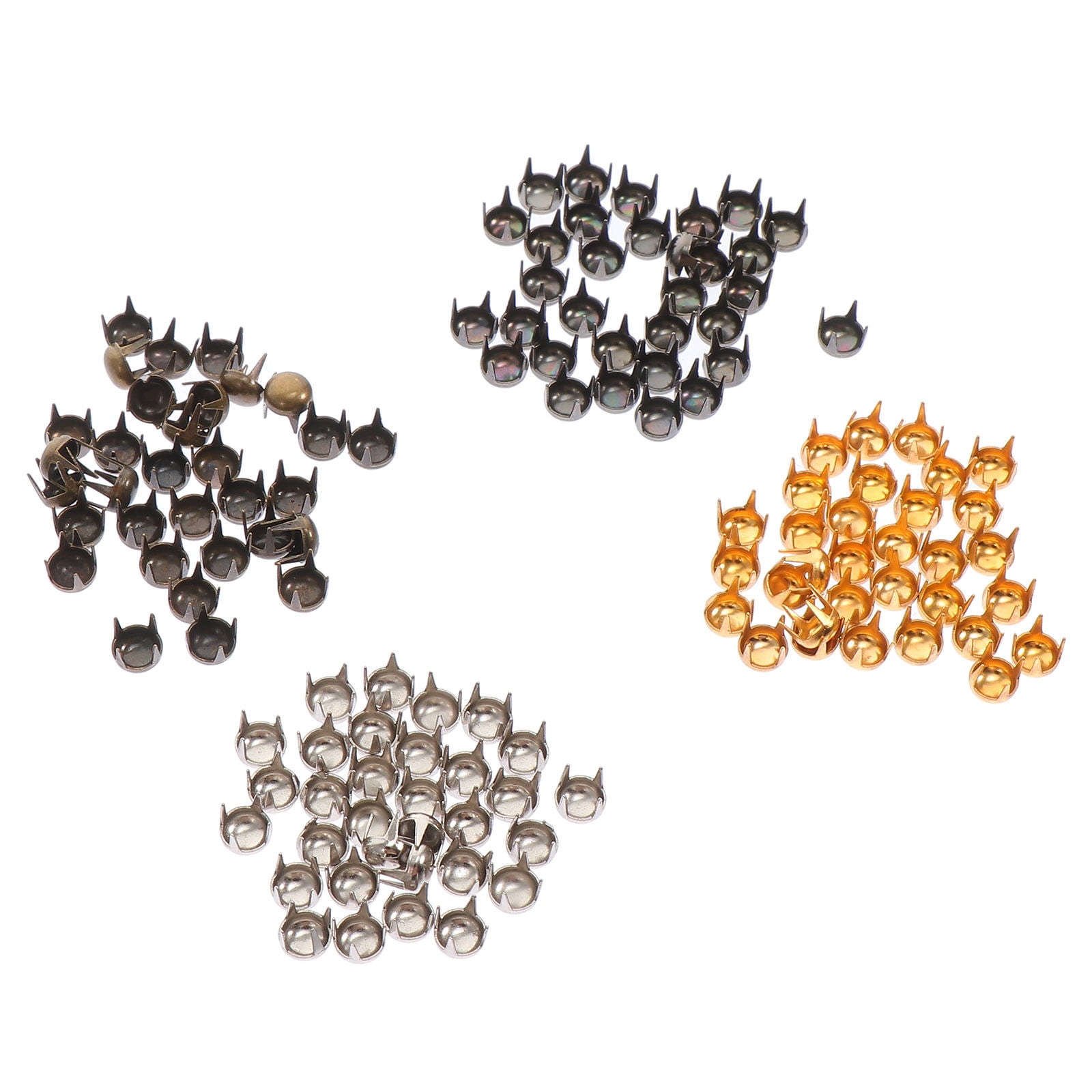 Soimiss Nail Rivets Alloy Rivet Gold 120Pcs - Walmart.com