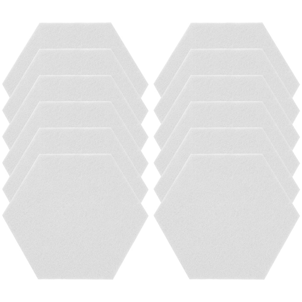 Soimiss 12Pcs White Acoustic Absorption Panels Soundproofing Boards for ...