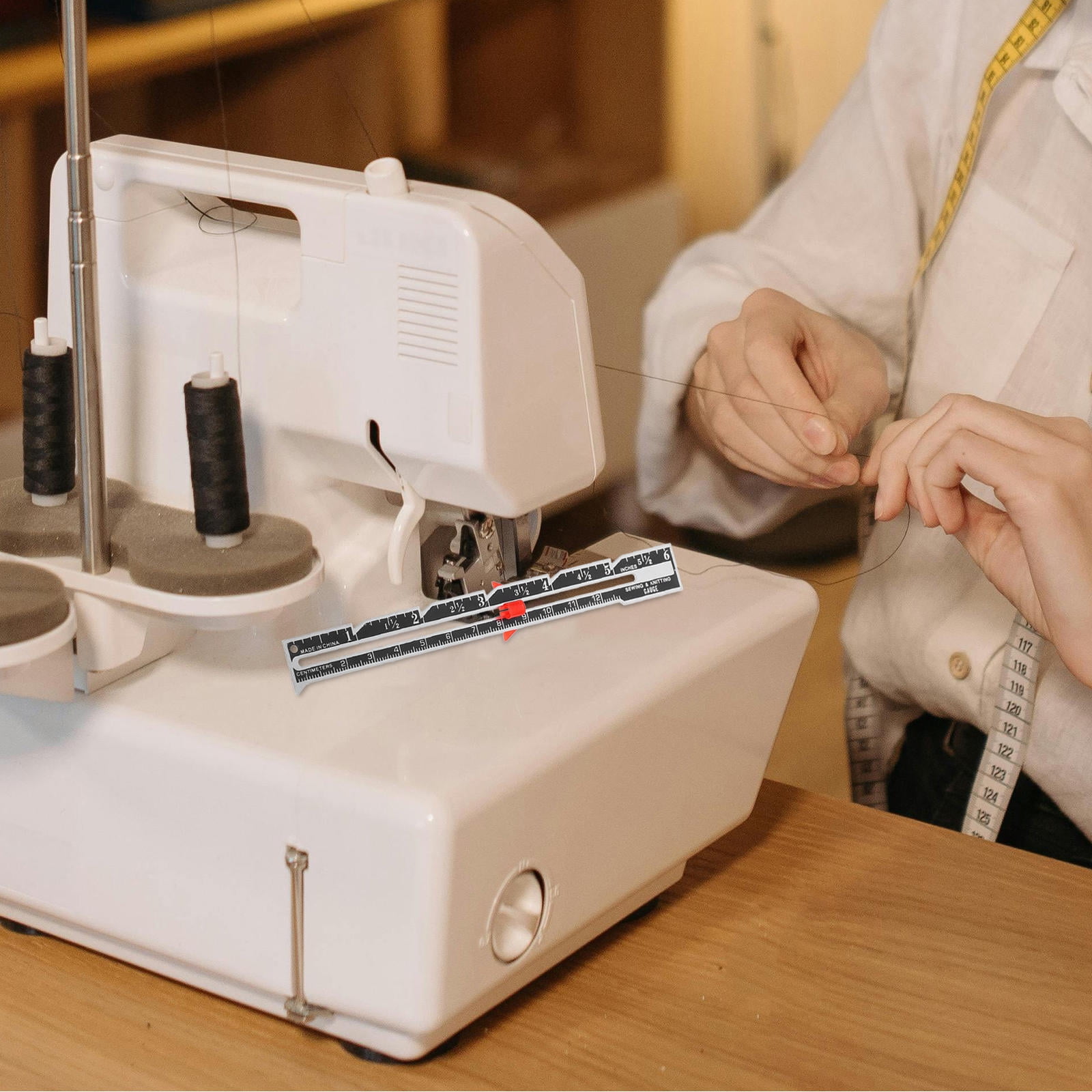 Soimiss Hemming Tool Multi Precision Sewing Rulers And Guides ABS 12Pcs ...