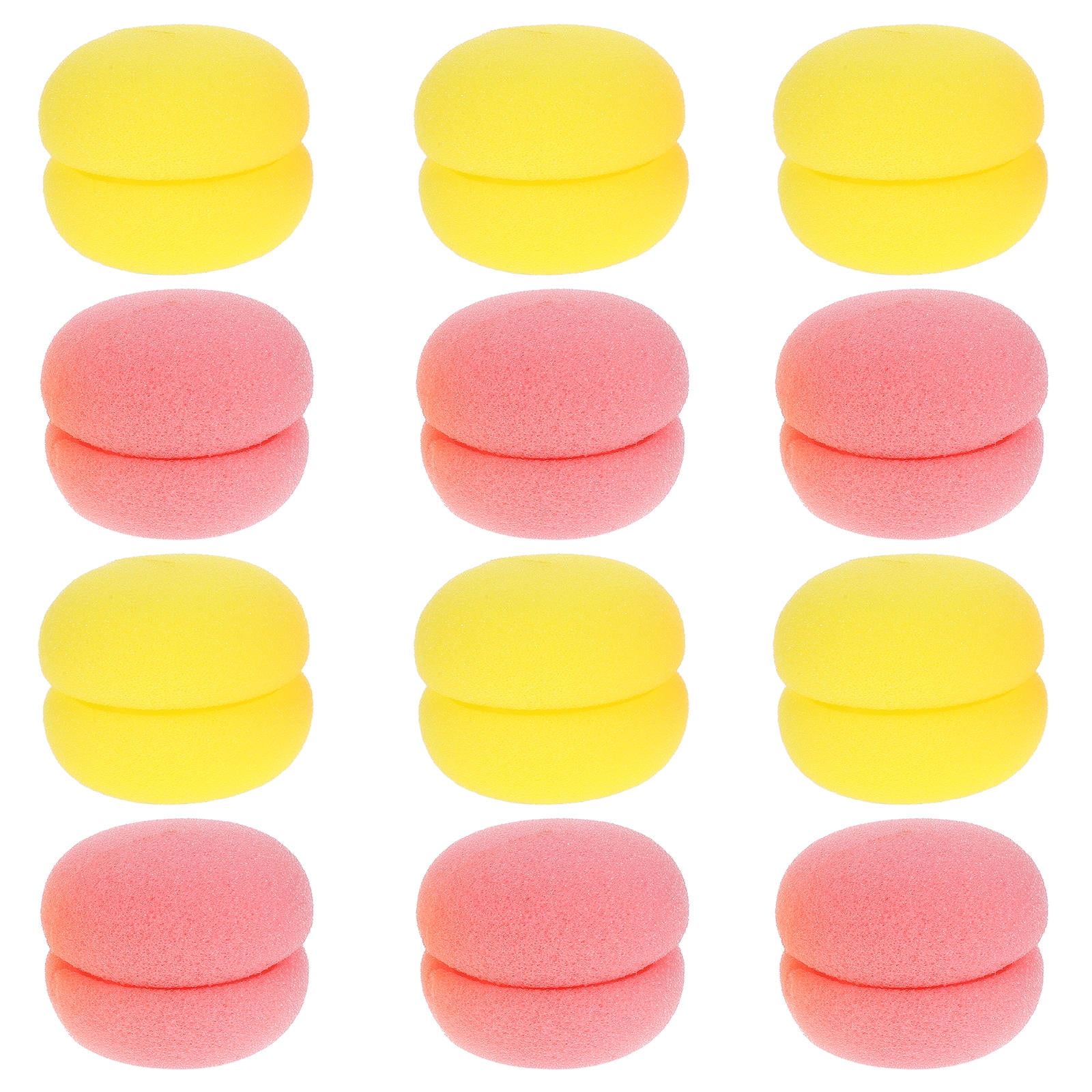 Soimiss 12Pcs Portable Sponge Hair Curlers Soft Foam Rollers for ...