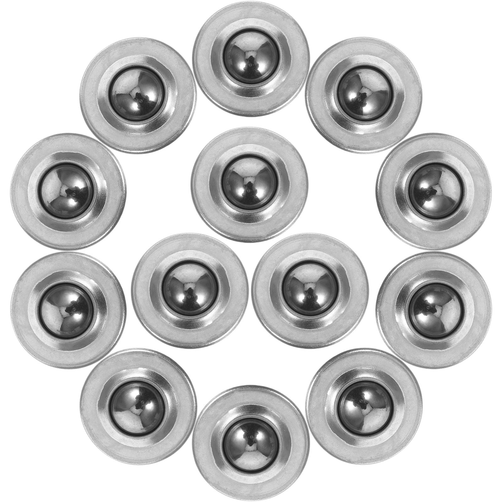 Soimiss 16Pcs Bearing Rollers Carbon Steel Swivel Wheel For Industrial ...