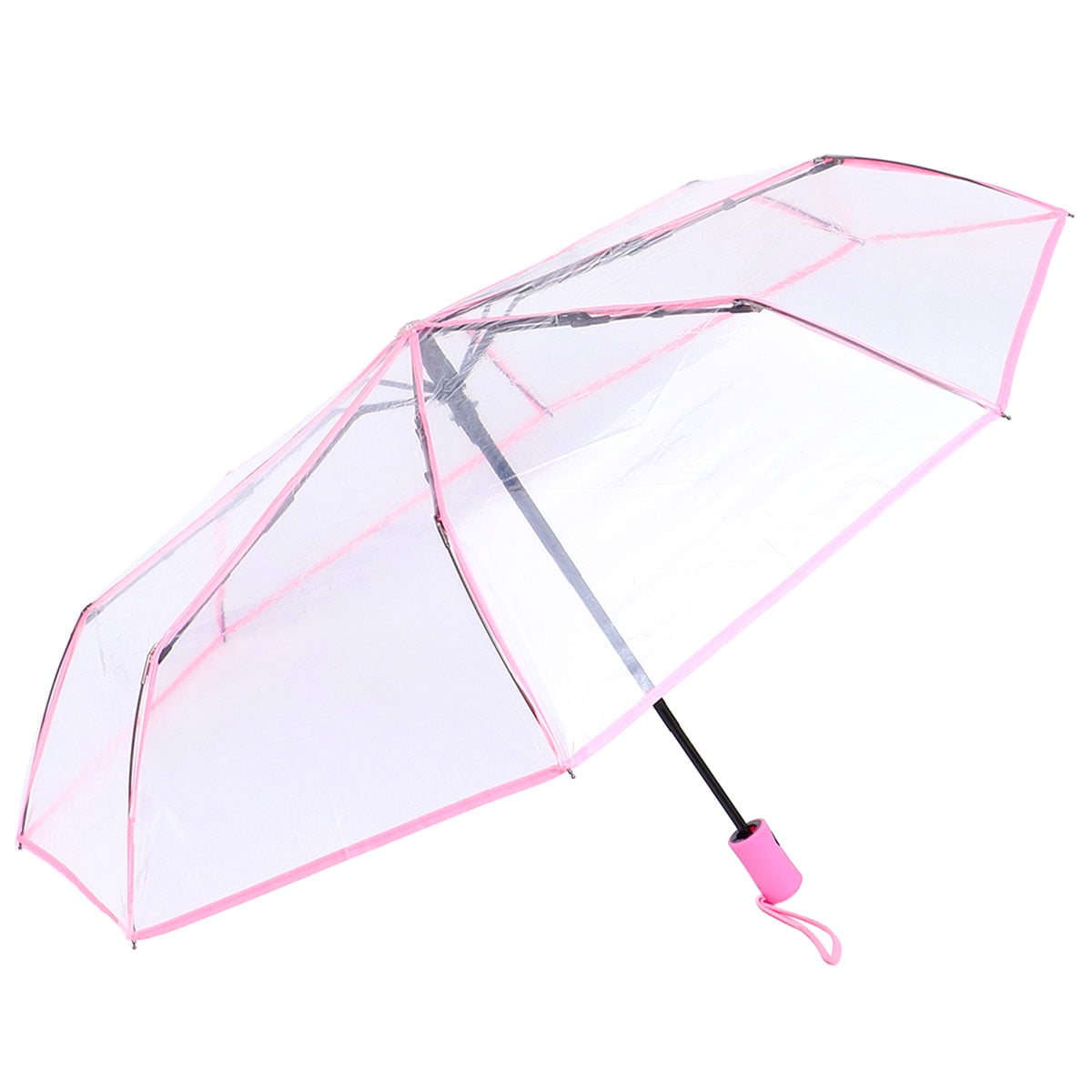 Soimiss 1Pack Folding Umbrellas Pink Color for Outdoor Use and Sun ...