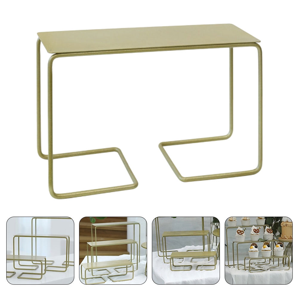 Soimiss 1Pack Golden Iron Cake Pedestal for Beautiful Party Cake ...