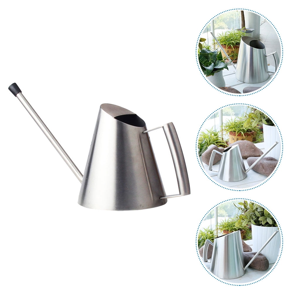 Soimiss 1Pack Handheld Watering Can Stainless Steel Long Spout ...