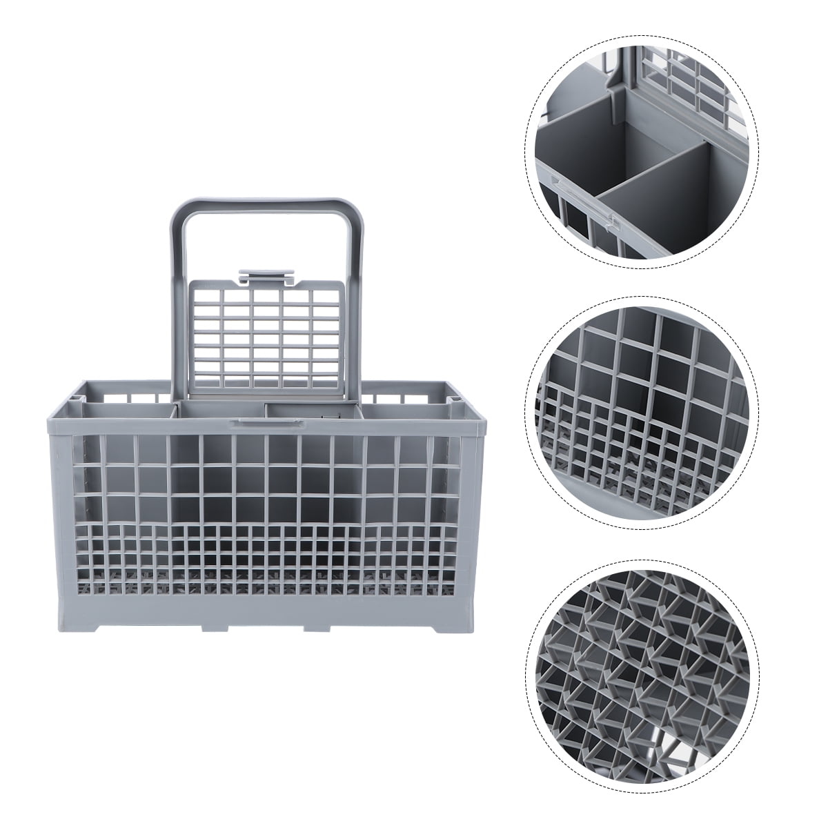 Soimiss 1Pack Tableware Storage Rack Plastic Light Grey for Kitchen Use ...