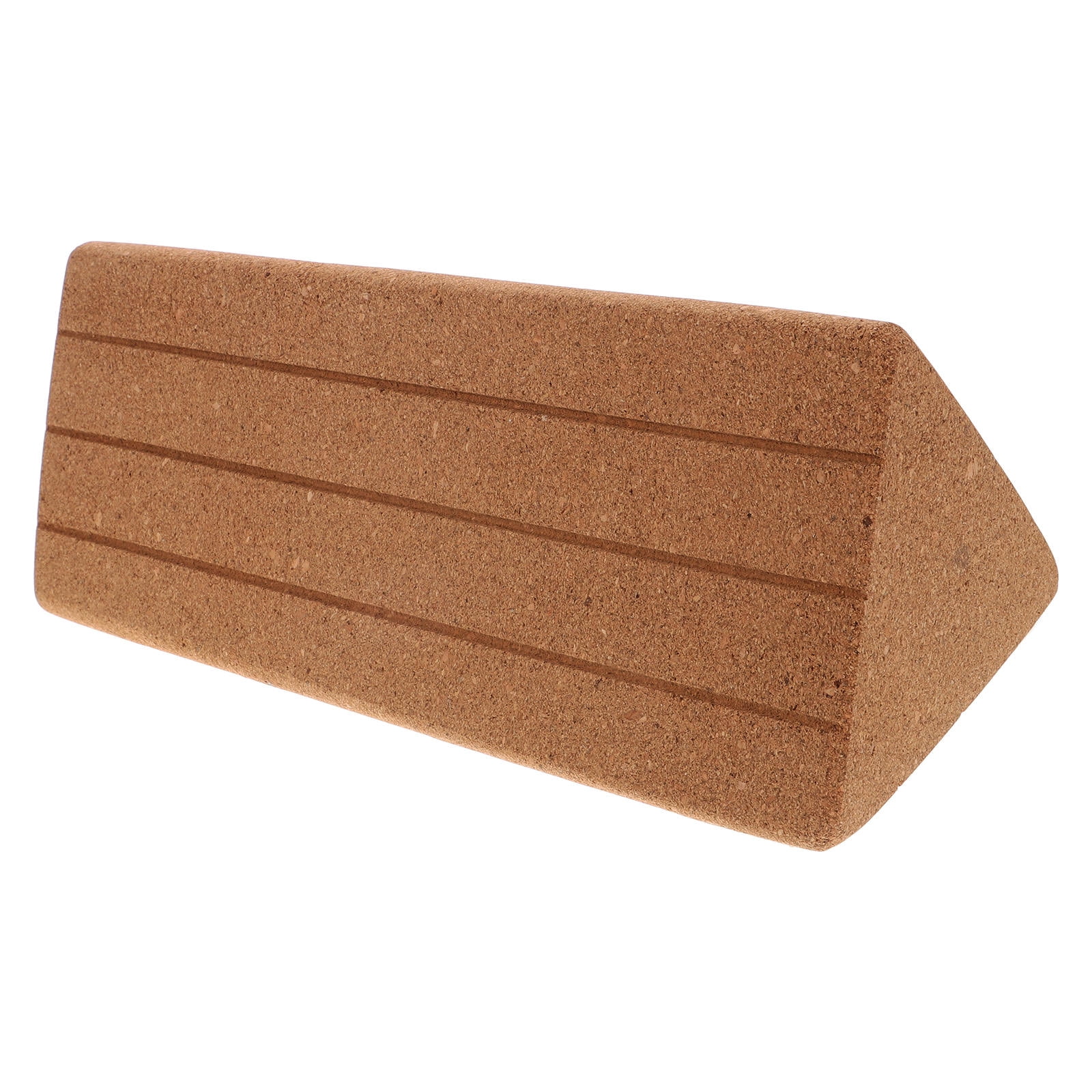 Soimiss High Density Cork Triangle Yoga Block Yellow Soft Foam for ...