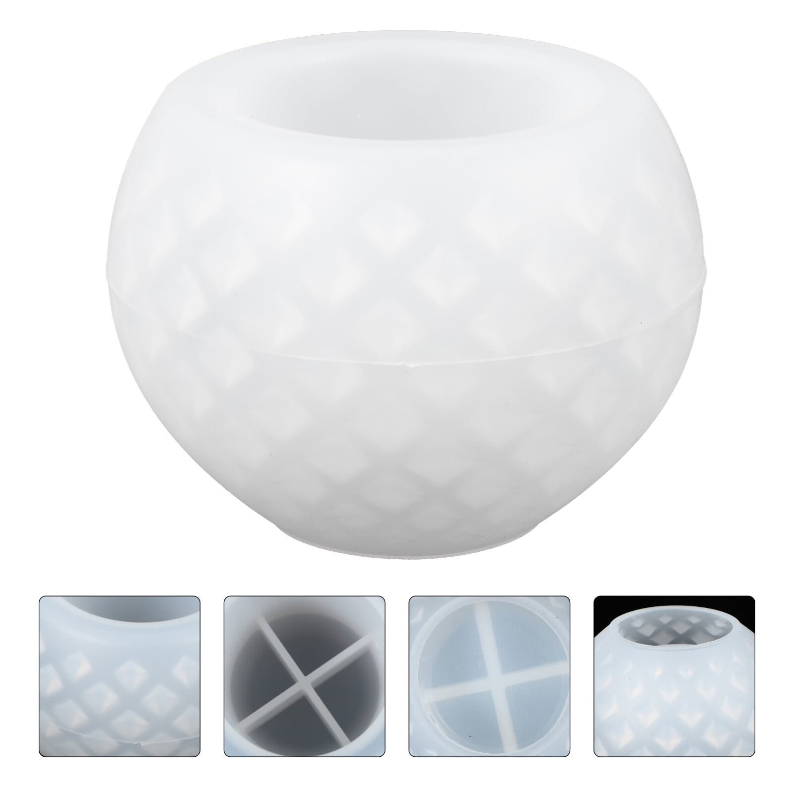 Soimiss 1Pack Wave Point Design Silicone Mold for DIY Projects White ...