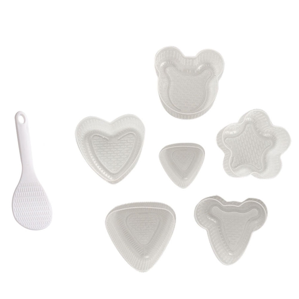 Soimiss Rice Ball Mould Set White PP 1 Set - Walmart.com