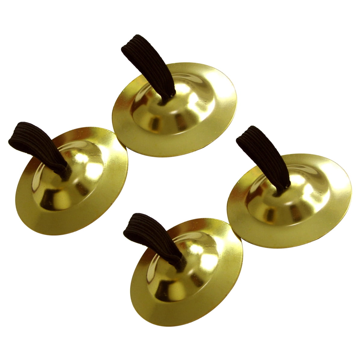 Soimiss 2 Pairs Iron Small Percussion Instruments Belly Dance ...