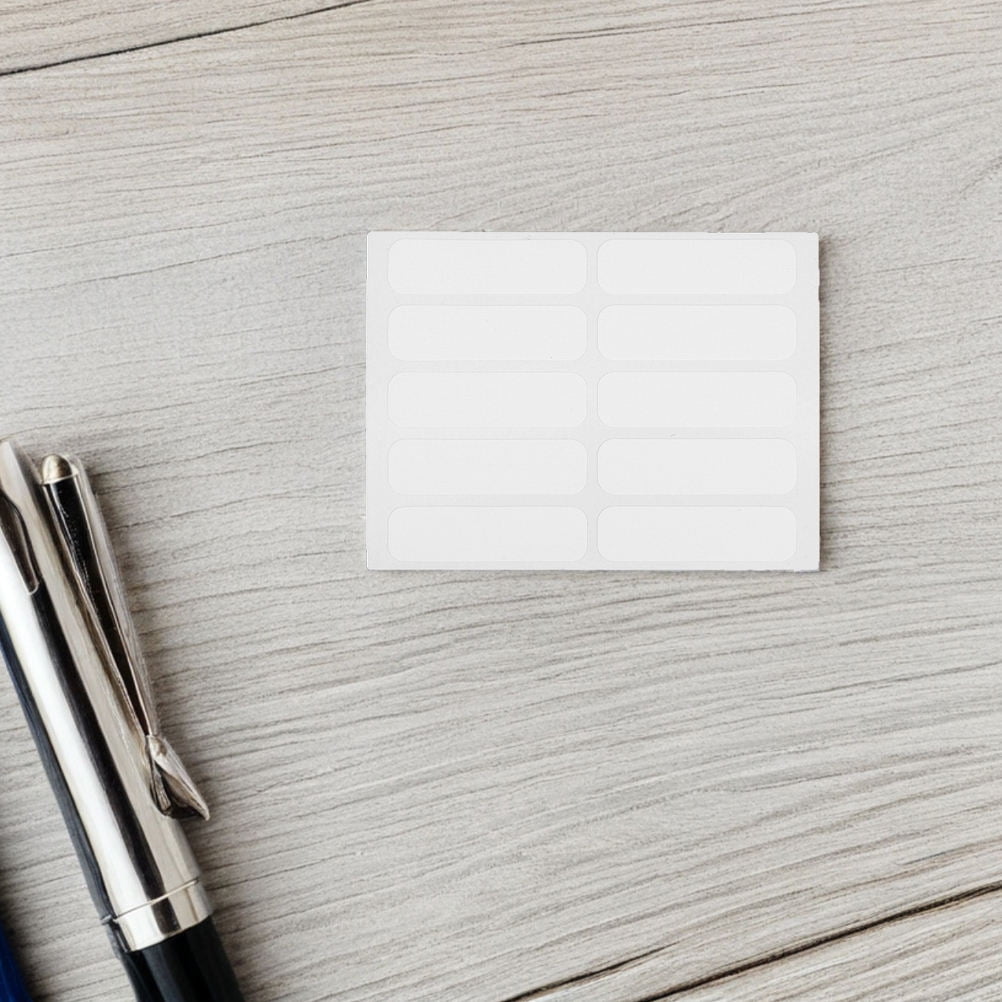 Soimiss 200pcs Name Labels Tags Writable Fabric Labels White No-Iron ...