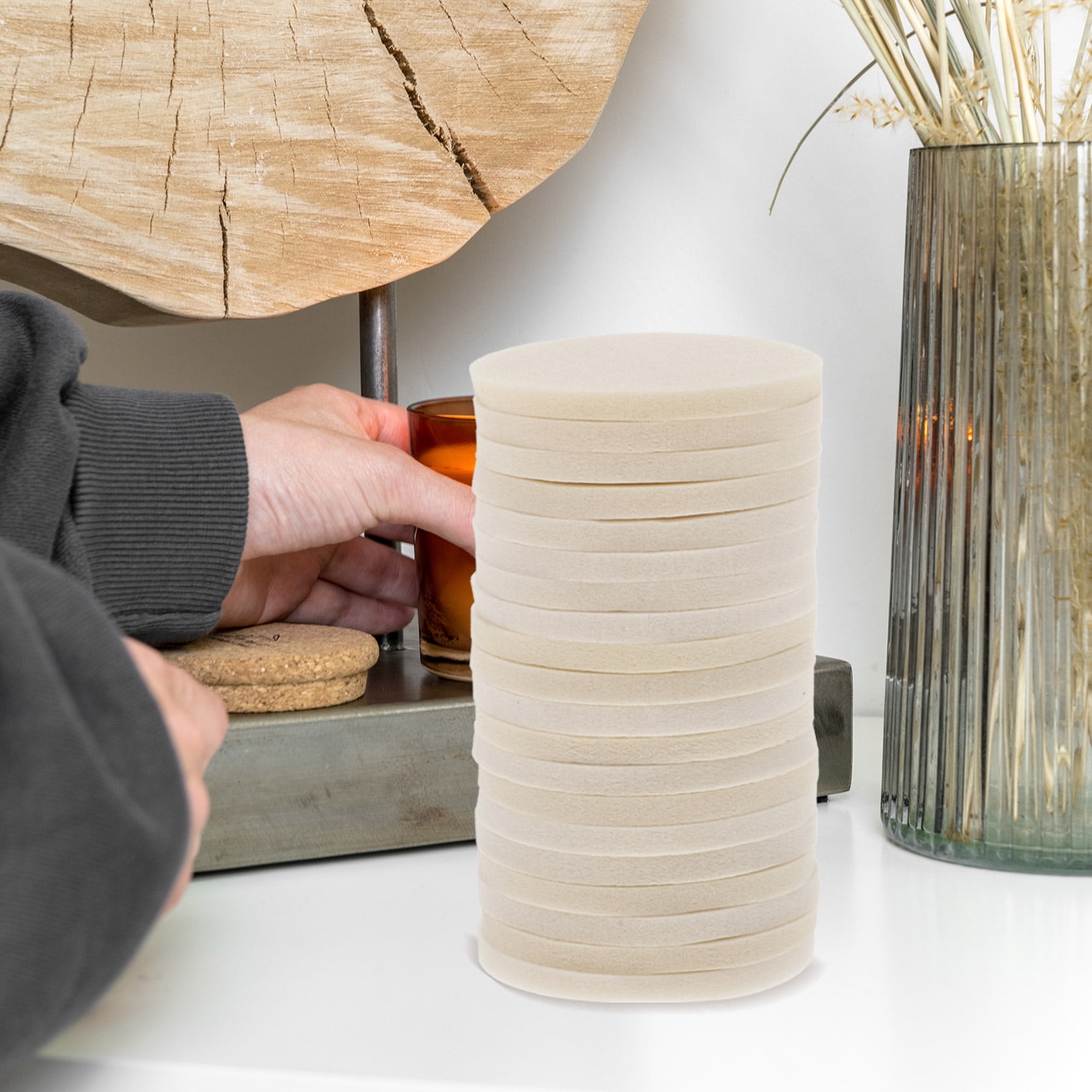 Soimiss 20pcs DIY Stamp Materials with White Sponge for Stamping in ...