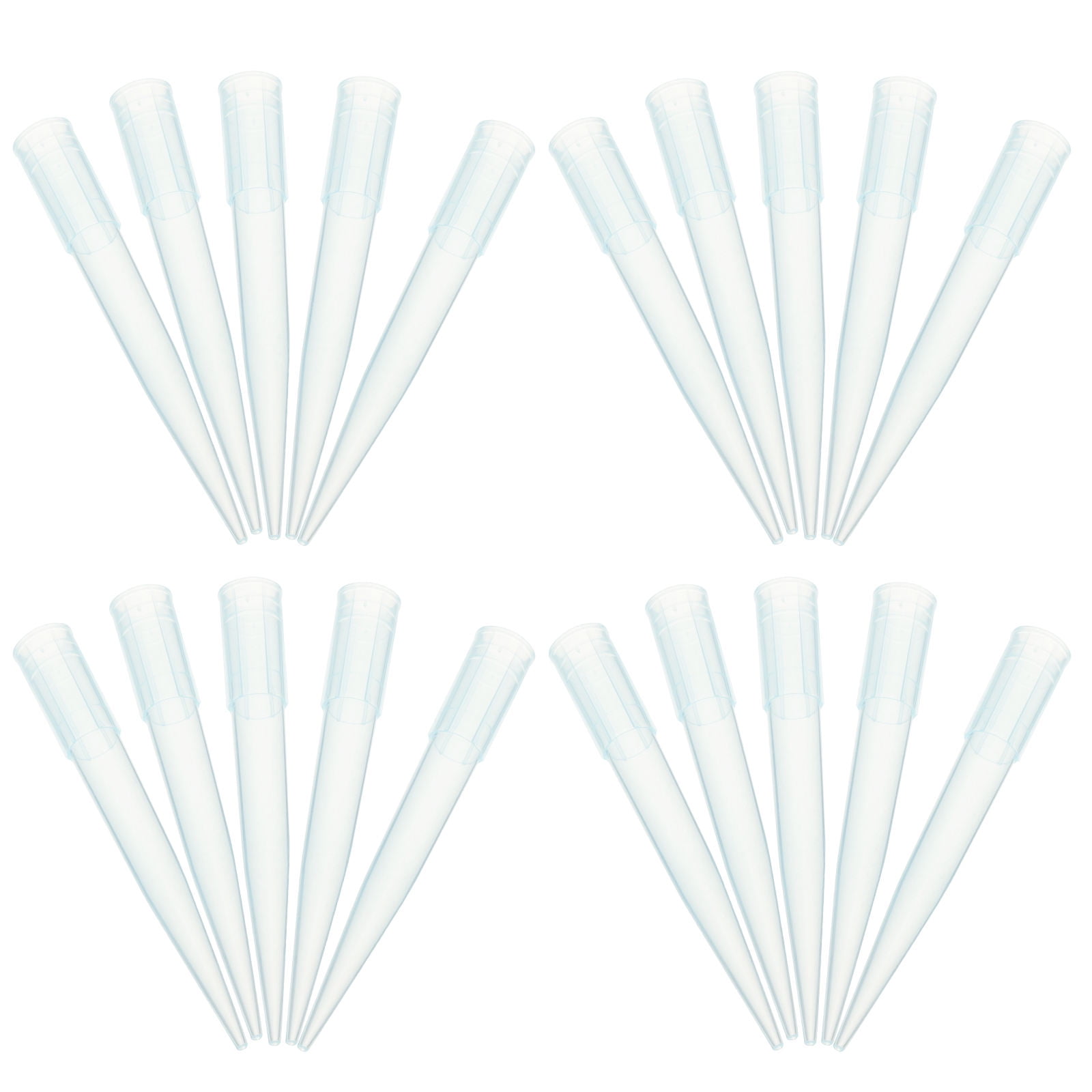 Soimiss 20Pcs Transparent Glue Needles Plastic Dispensing Tips for ...