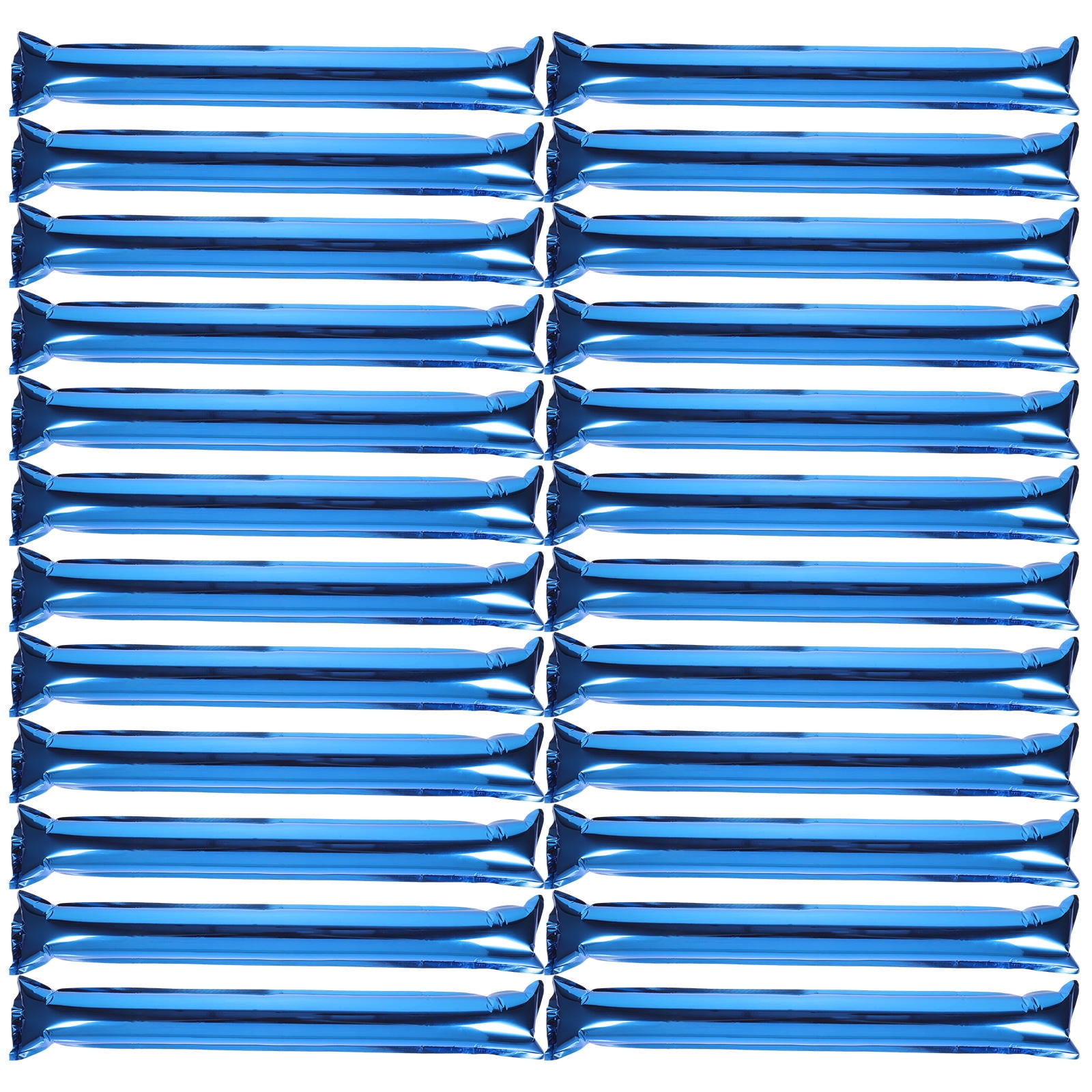 Soimiss 24 Pcs Cheering Thunder Sticks Blue Inflatable Sports Fans ...