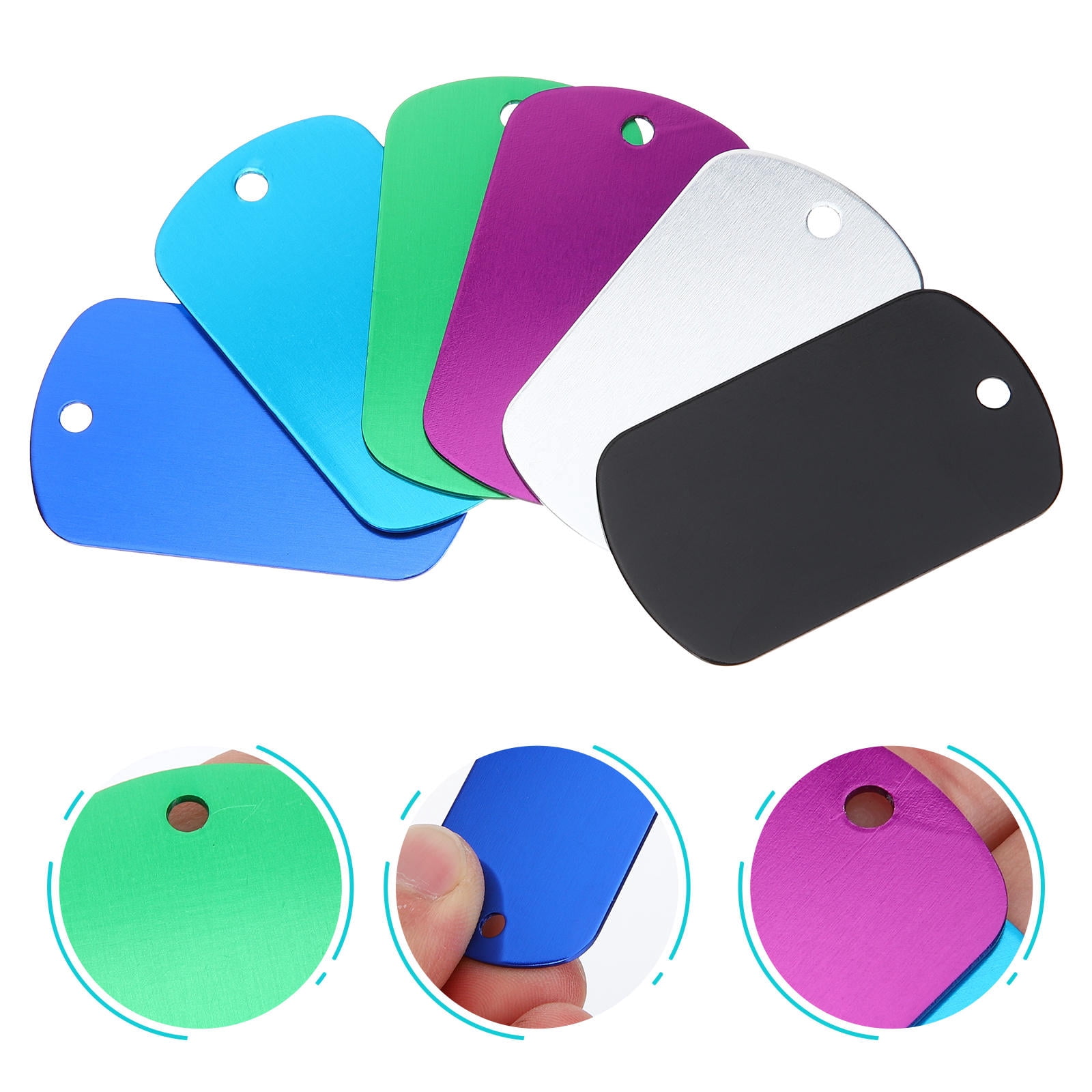 Soimiss Alloy Round Dog Tags Pet Id Tag 24Pcs Anti Lost - Walmart.com