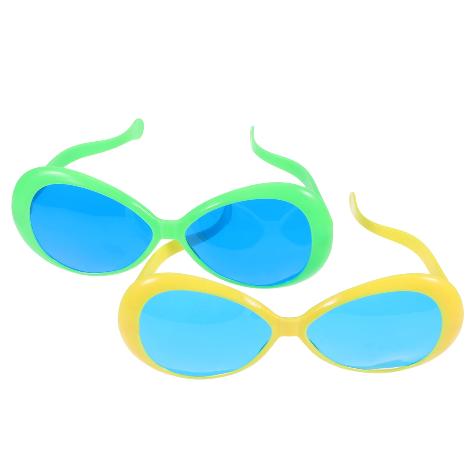Soimiss 2Pcs Exaggerated Design Hawaiian Party Glasses Tropical Theme ...