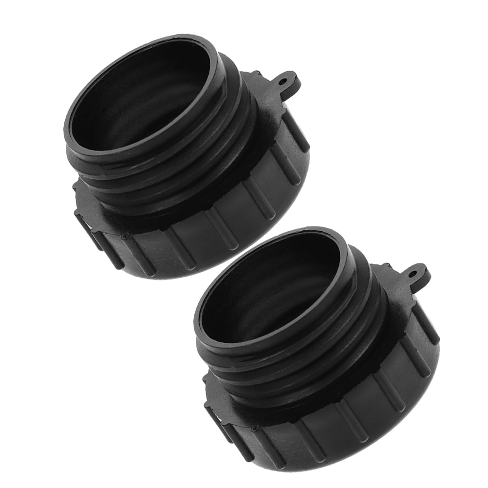 Soimiss 2PCS Ibc Tote Adapter Ibc Tote Drain Adapter Black Plastic For ...