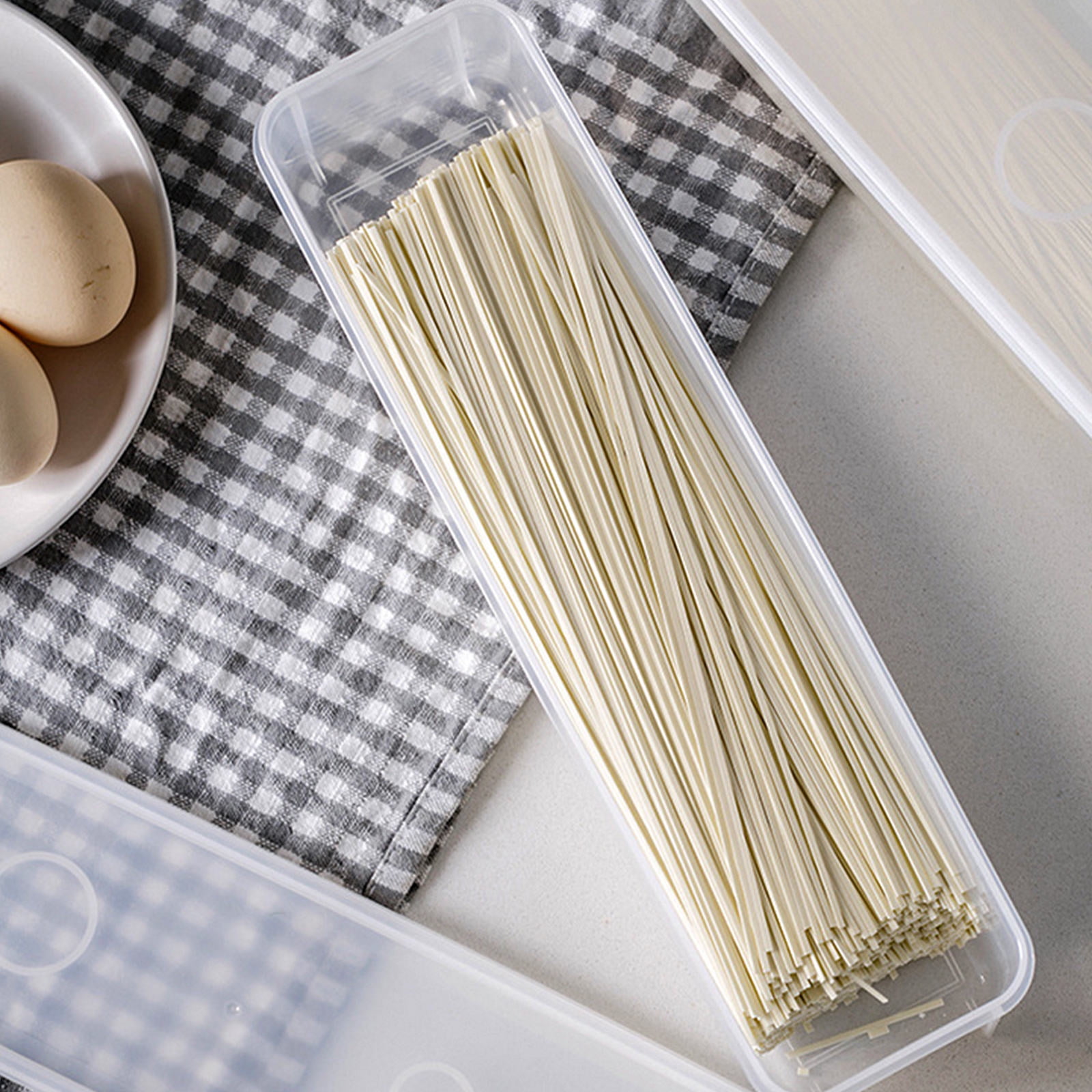 Soimiss 2Pcs Airtight Pasta Storage Containers Simple and Clean for ...