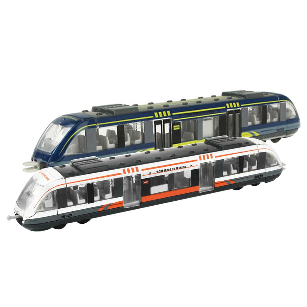 Soimiss 2Pcs Brightly Colored Train Plaything for Developing Manual ...