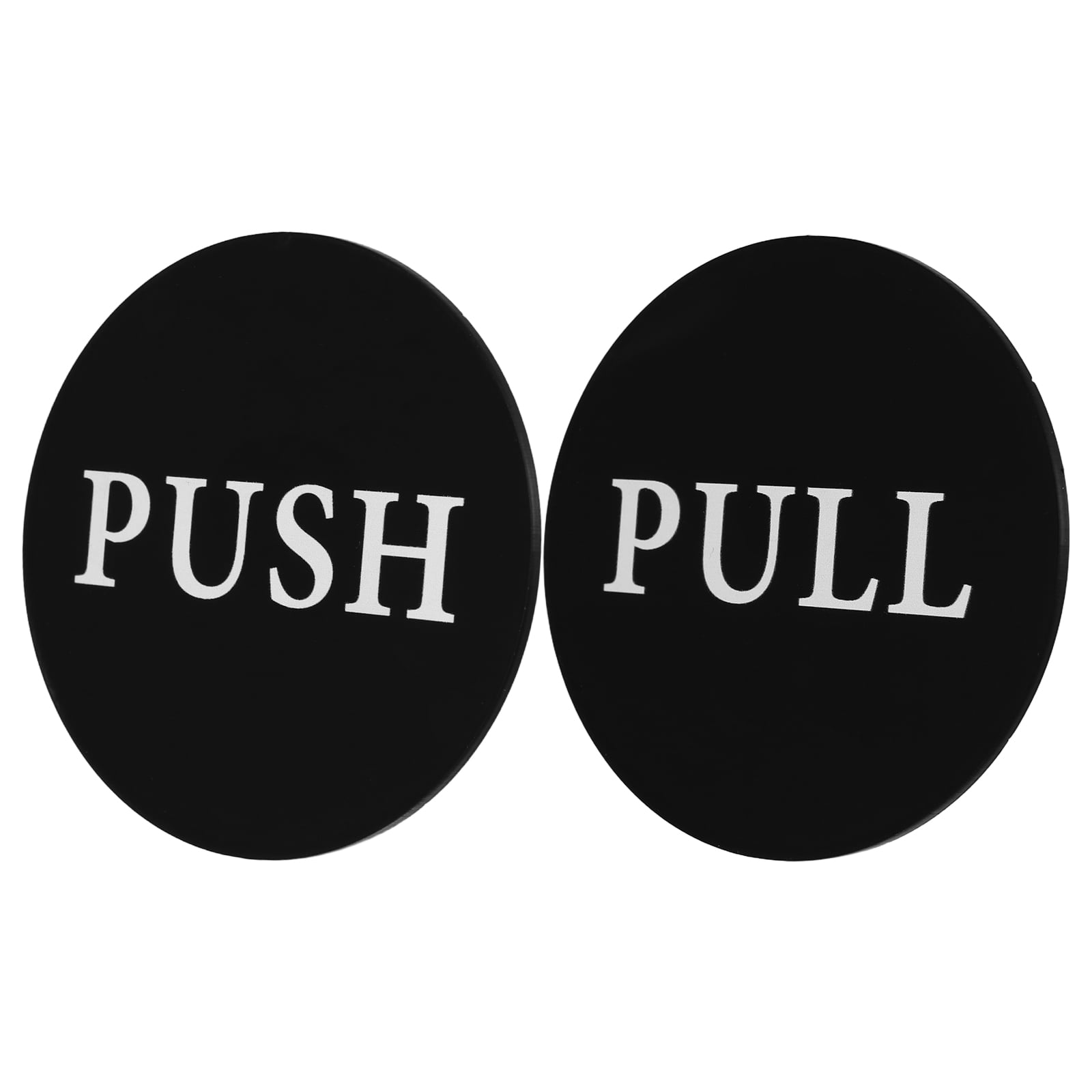 Soimiss 2Pcs Glass Door Stickers as Push Pull Indicator for Indoor Use ...