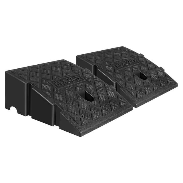 Soimiss 2Pcs Scooter Ramp Black Plastic Triangular Wedge For General ...