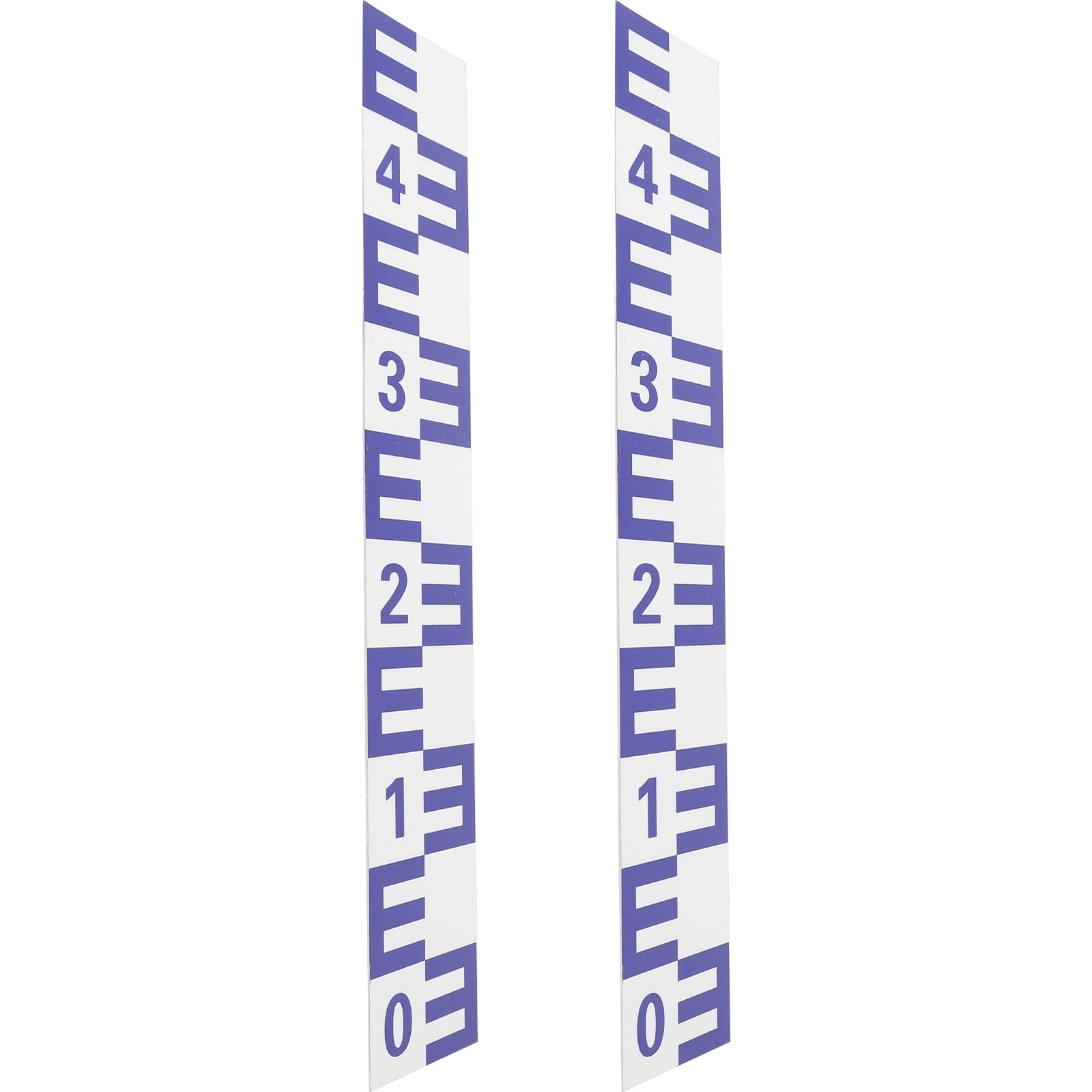 Soimiss Water Level Gauge Pond Water Level Sticker Blue Aluminium Sheet ...