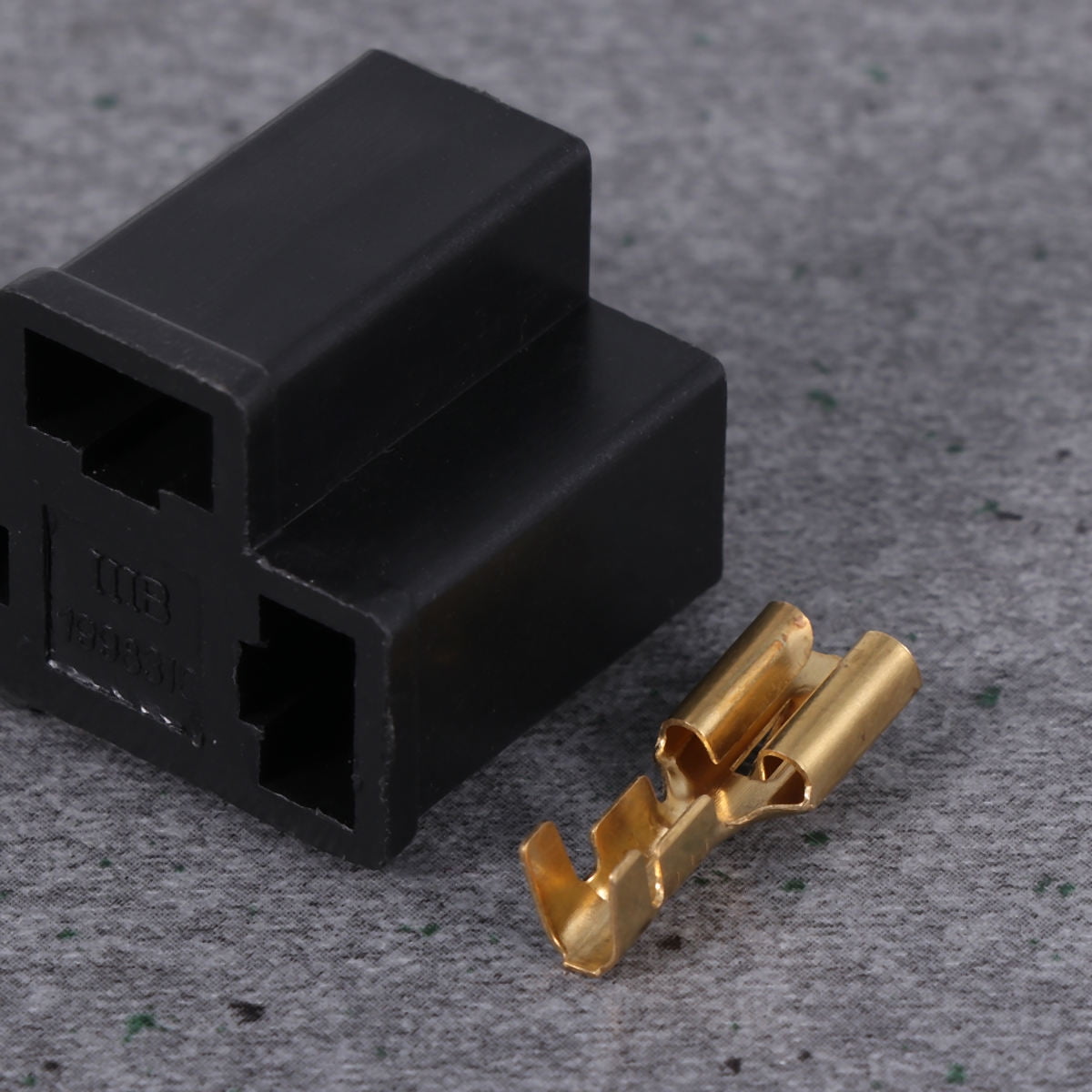 Soimiss 2Set Three Pin Male Connector Black Plastic for Electrical ...