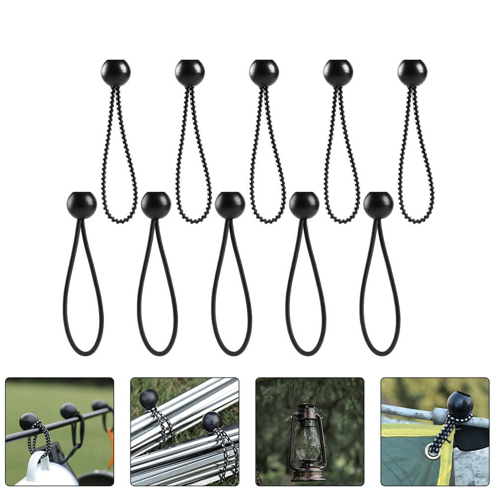 Soimiss 30Pack Heavy Duty Bungee Cord Tent Fixing Assorted Color ...