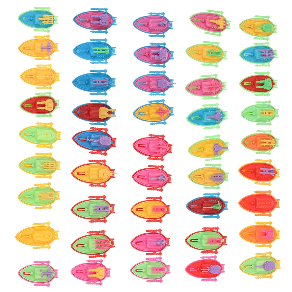 Soimiss 30Pcs Plastic Boat Crafts Miniature Design For Outdoor Use And ...