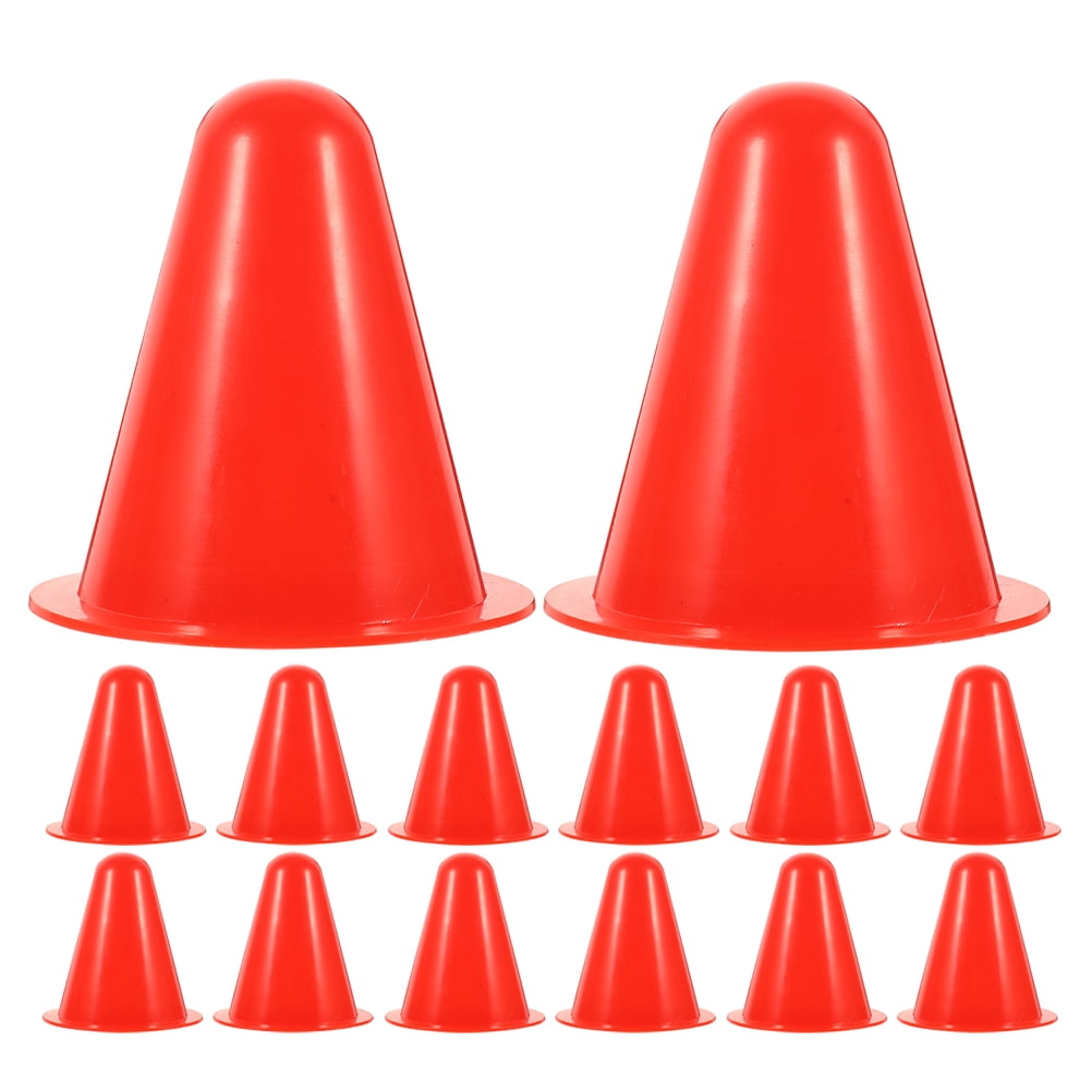 Soimiss 30Pcs Roller Skating Agility Cones Red Plastic Training Markers ...
