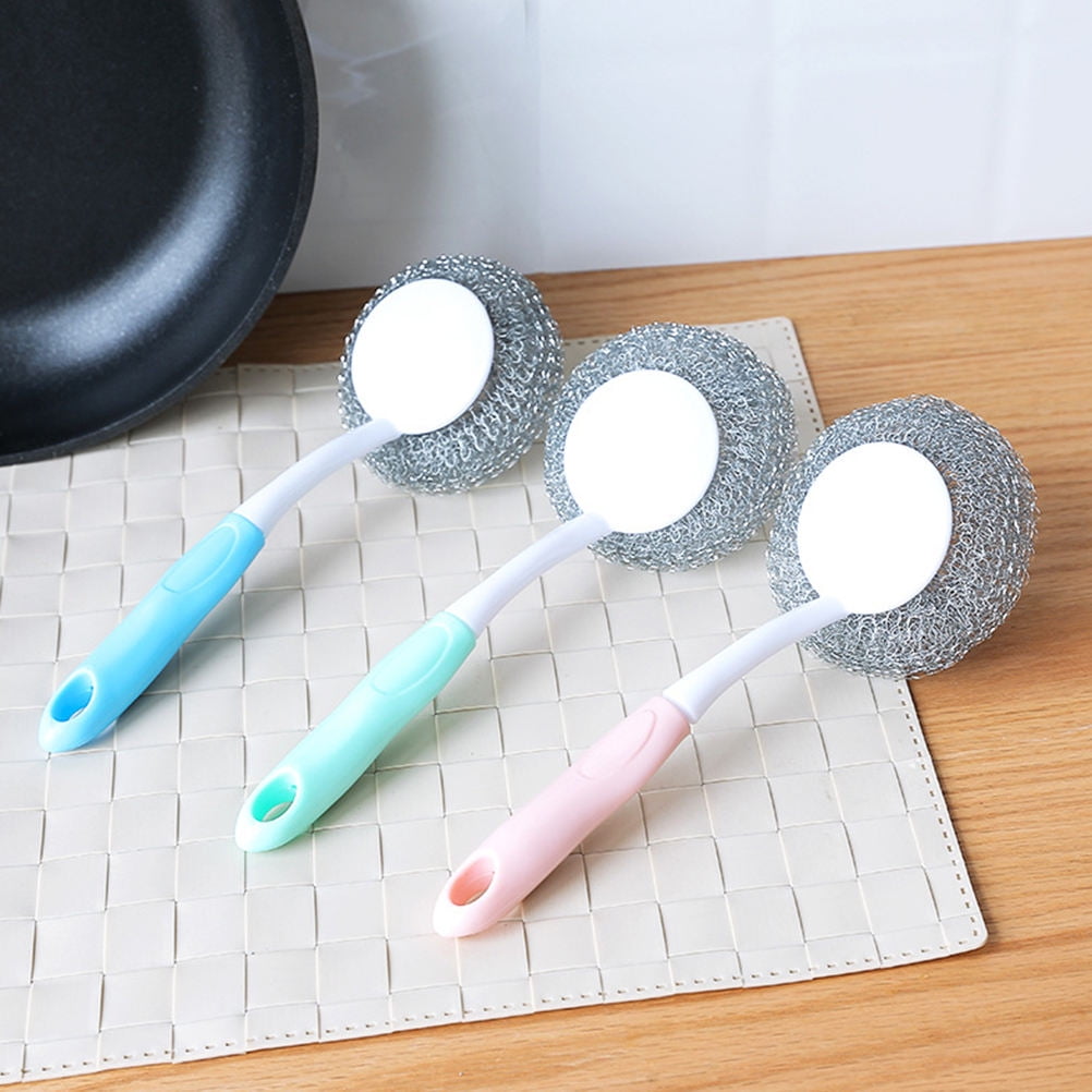 Soimiss 3Pack Sink Scrubber Plastic Dish Washing Scrubbers Assorted ...