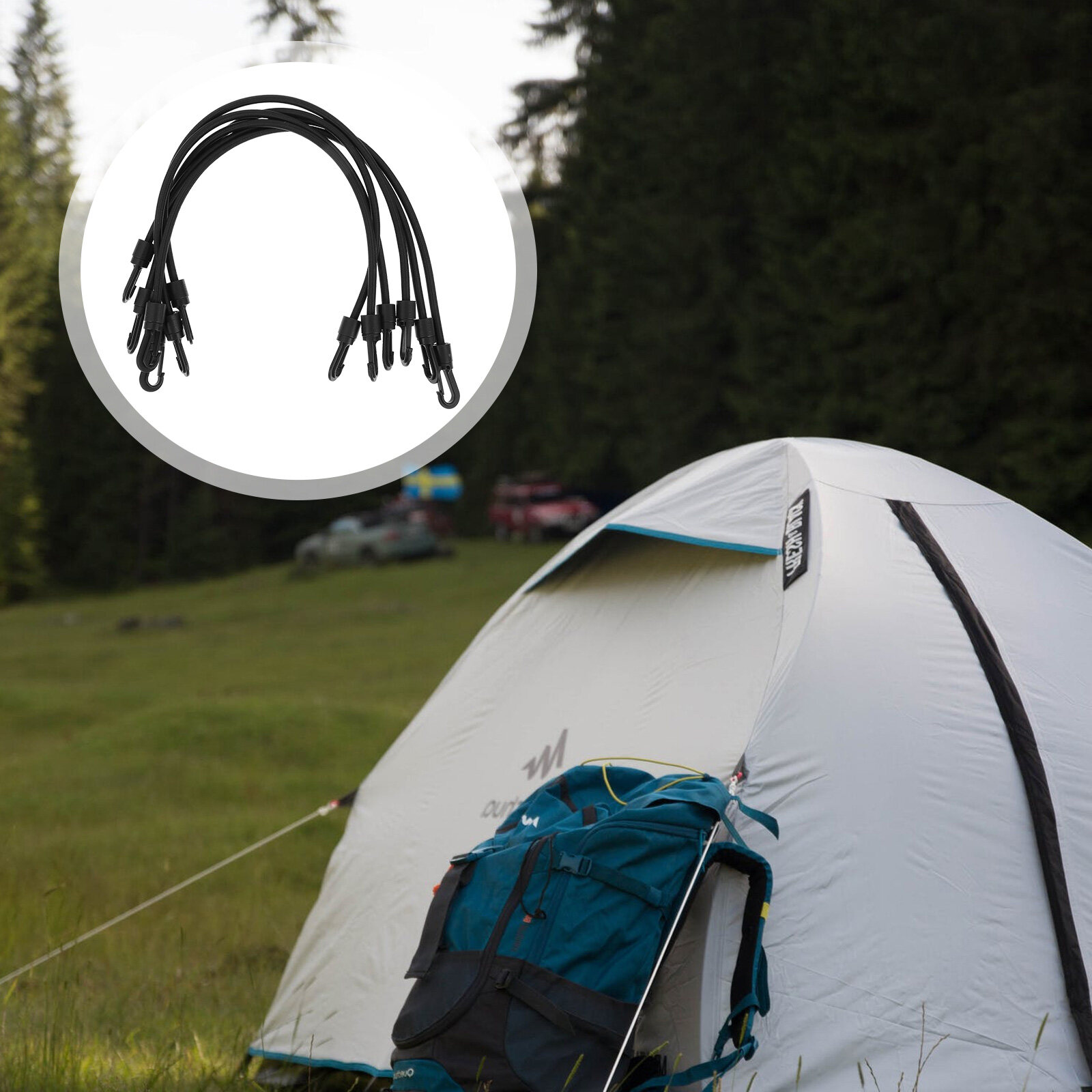 Soimiss 4 Pcs Durable Packing Straps With Buckles Rubber Plastic For ...