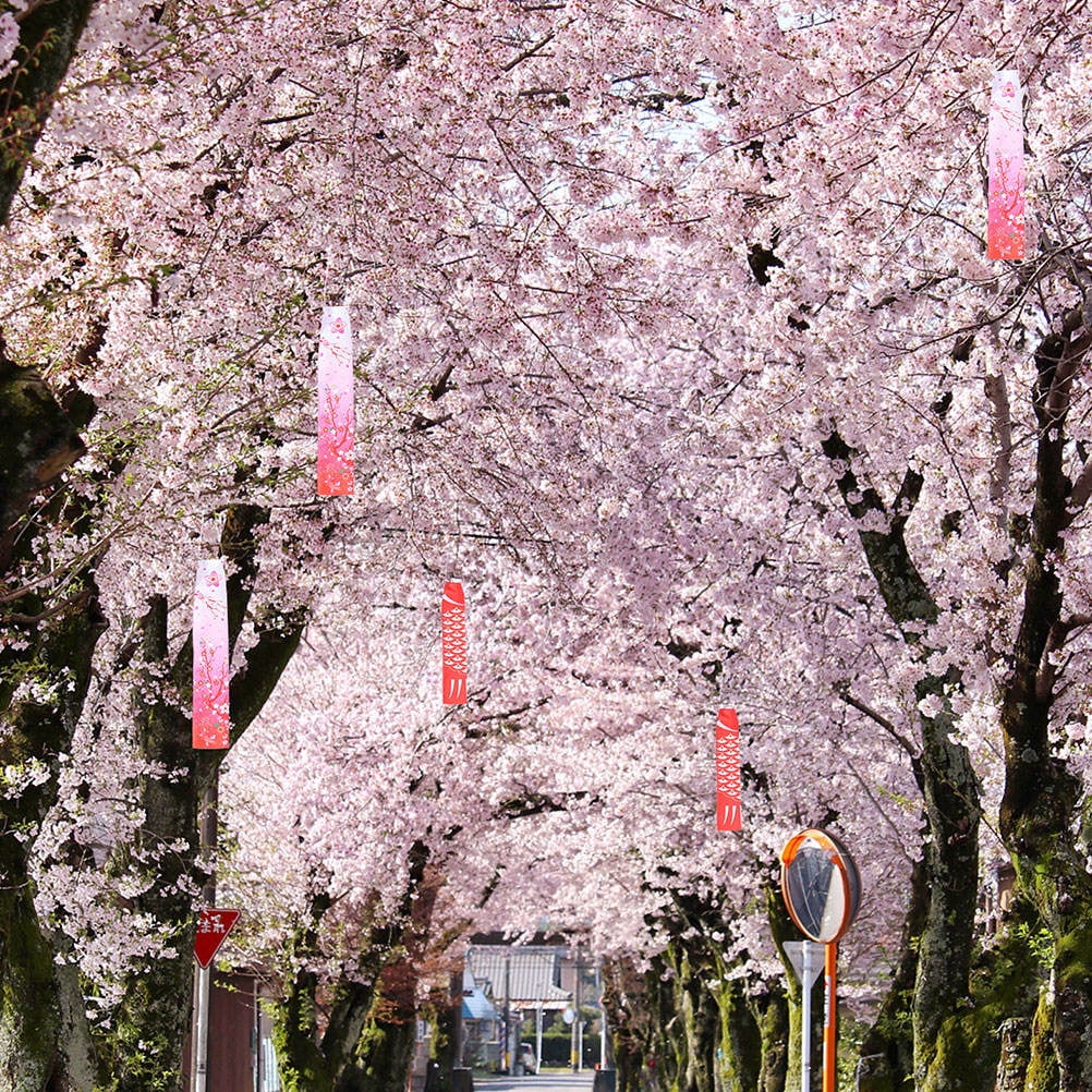 Soimiss 4pcs Japanese Style Pendants Assorted Color Silk Indoor ...