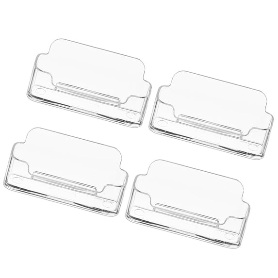 Soimiss 4pcs Name Card Display Holder Acrylic Professional Display ...