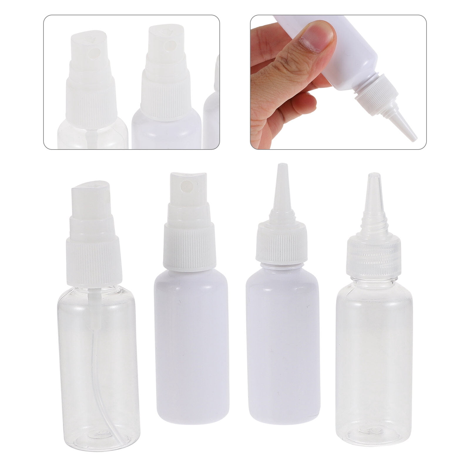 Soimiss 4pcs Salt Water Spray Bottle Transparent Applicator Design for ...