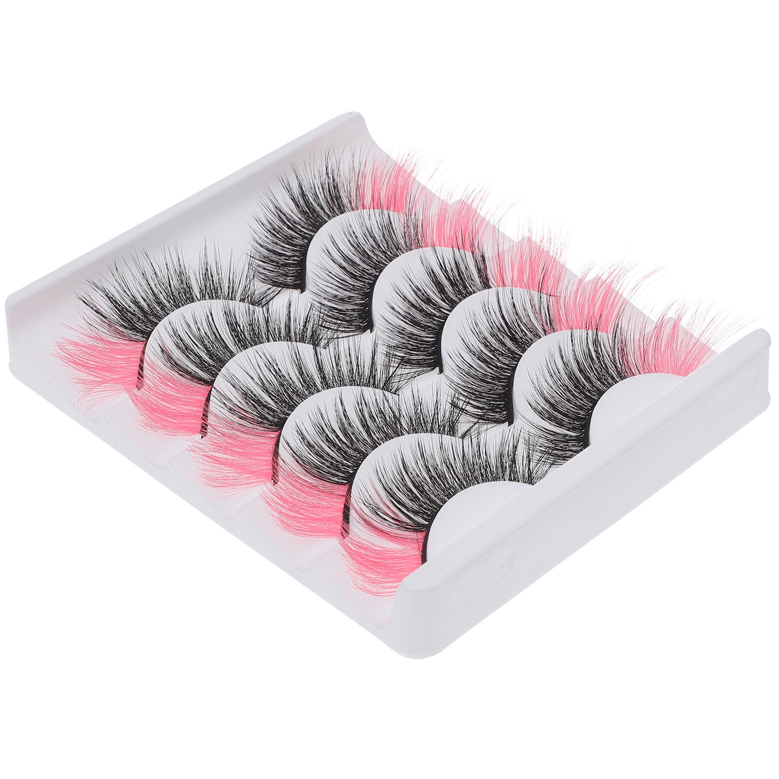 Soimiss 5 Pairs False Eyelash Sets with Imitation for Women Natural ...