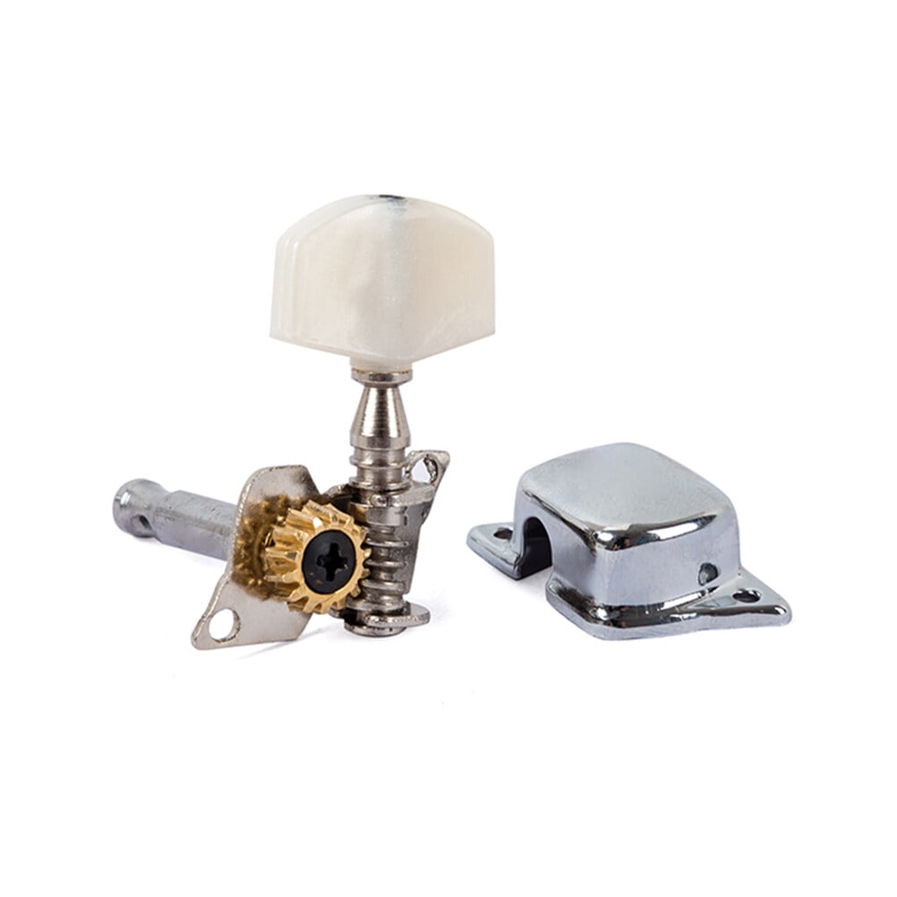 Soimiss 5 Pcs Banjo Geared Machine Heads in Silver for Musicians ...