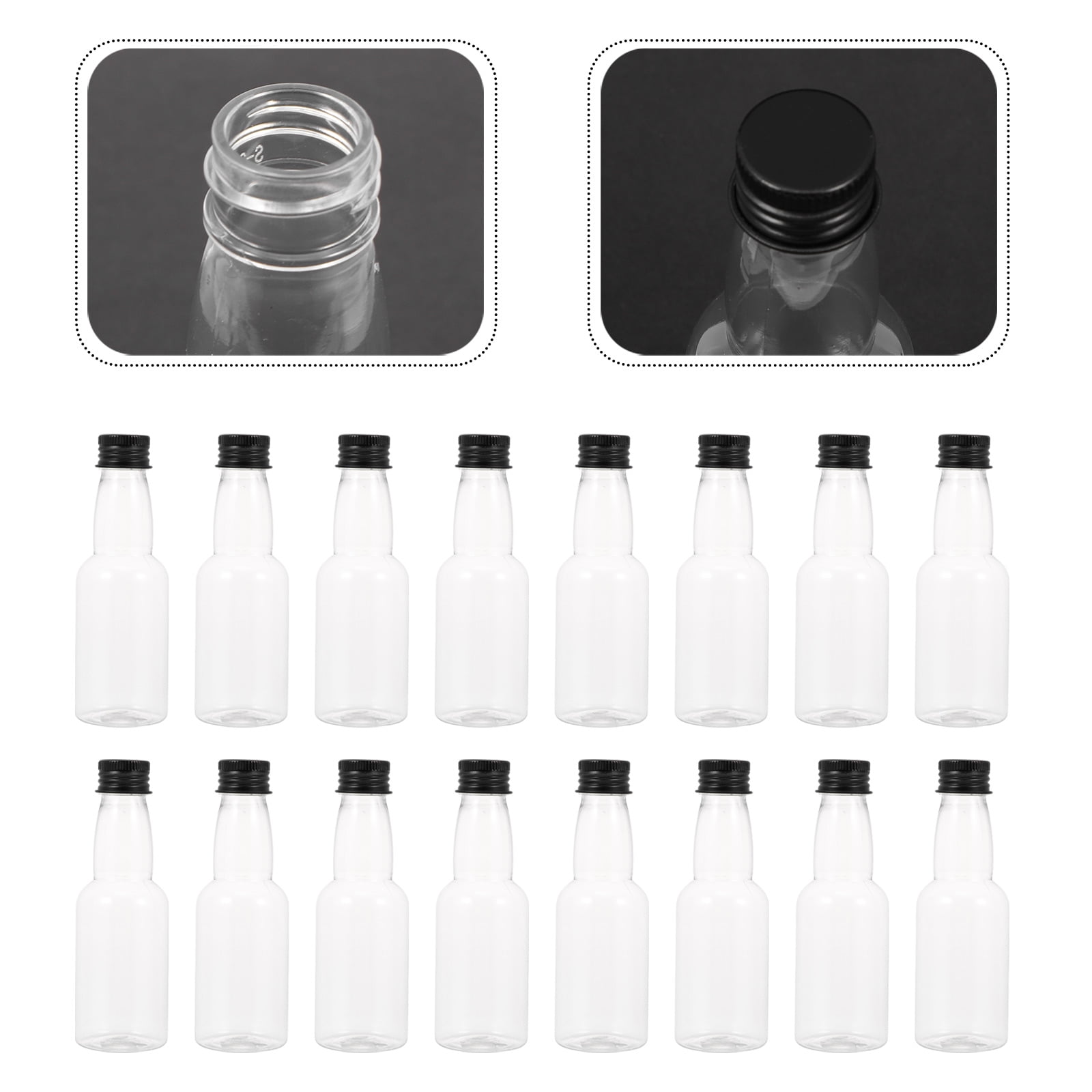 Soimiss Plastic Milk Bottles Condiment Bottle Plastic 50pcs - Walmart.com
