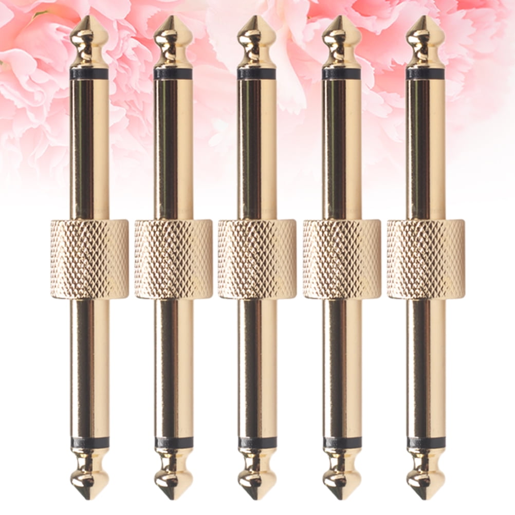 Soimiss Guitar Cable Adapter Zinc Alloy Electric Guitar 5Set - Walmart.com