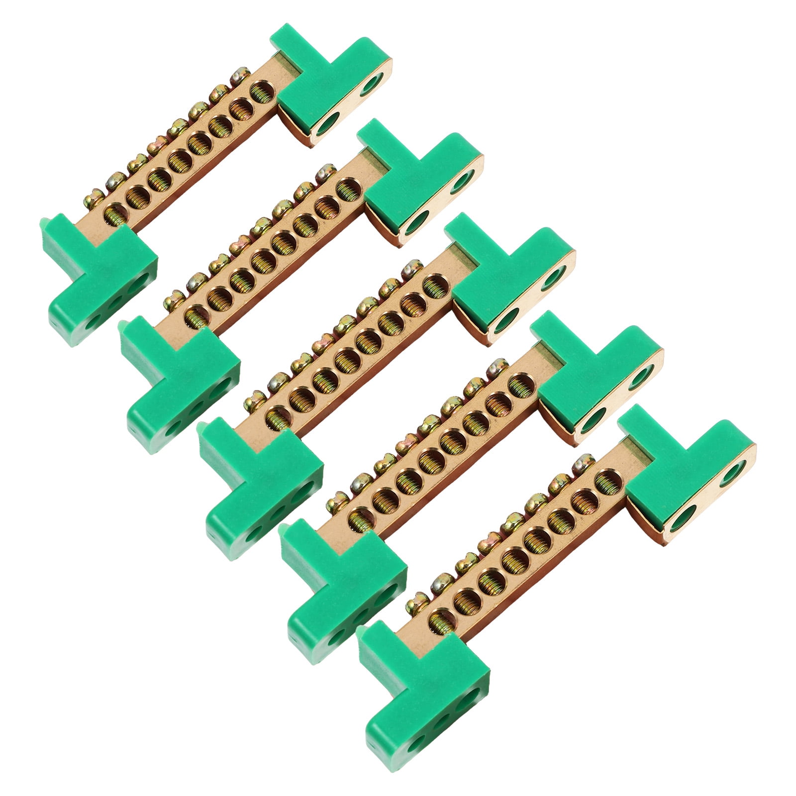 Soimiss 5Set Electrical Grounding Bars Copper Terminal Blocks Enhanced ...