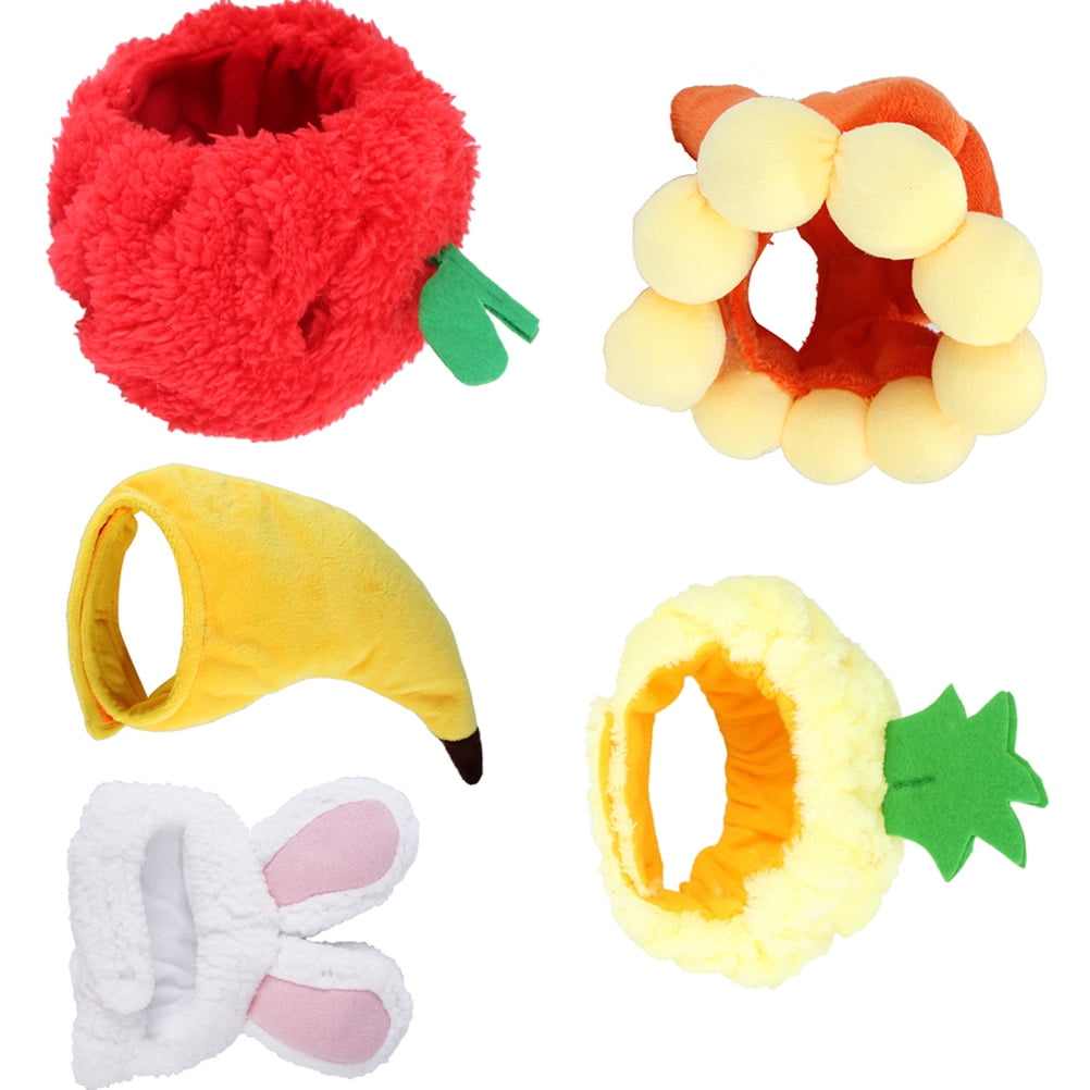 Soimiss 5pcs Pet Hats Cloth Resist Tearing Rabbit Shape Assorted Color ...
