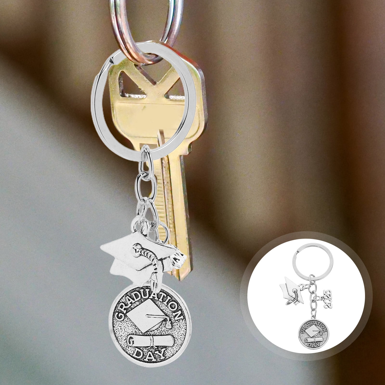 Soimiss 6Pcs Graduation Keychains College Graduation Zinc Alloy ...