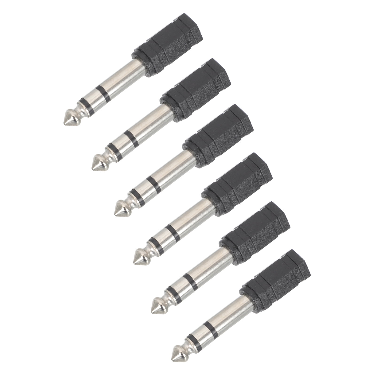 Soimiss 6Pcs Microphone Connectors Audio Adapter Converter Silver ...